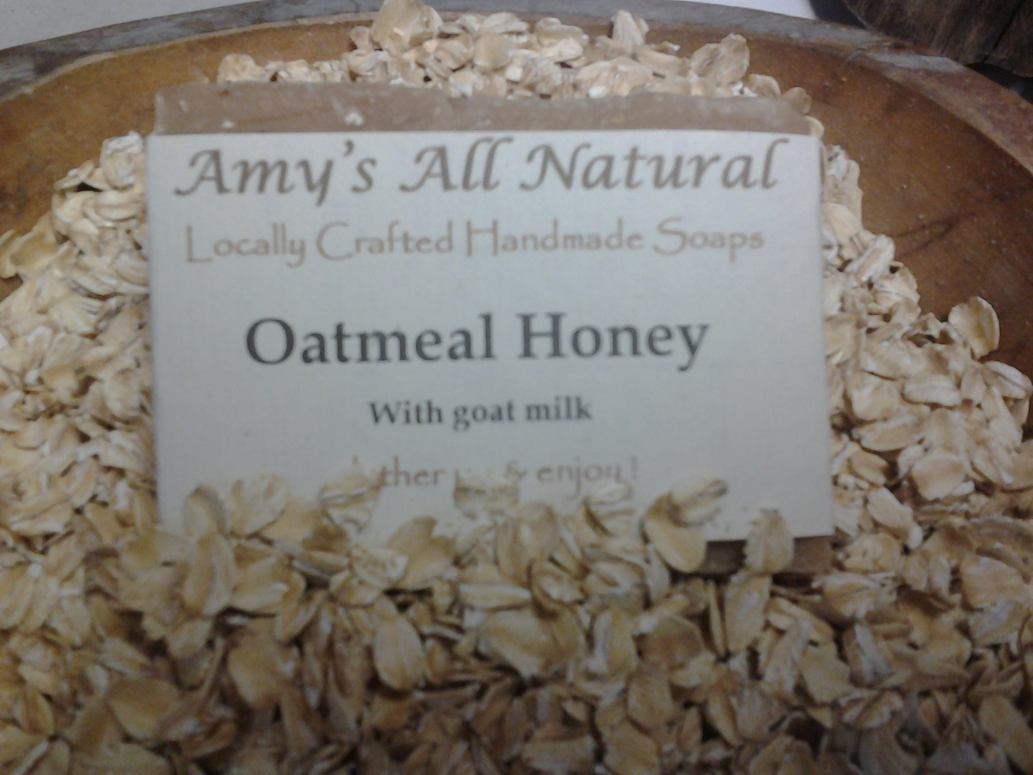 Oatmeal Honey – Amy's All Natural Soaps